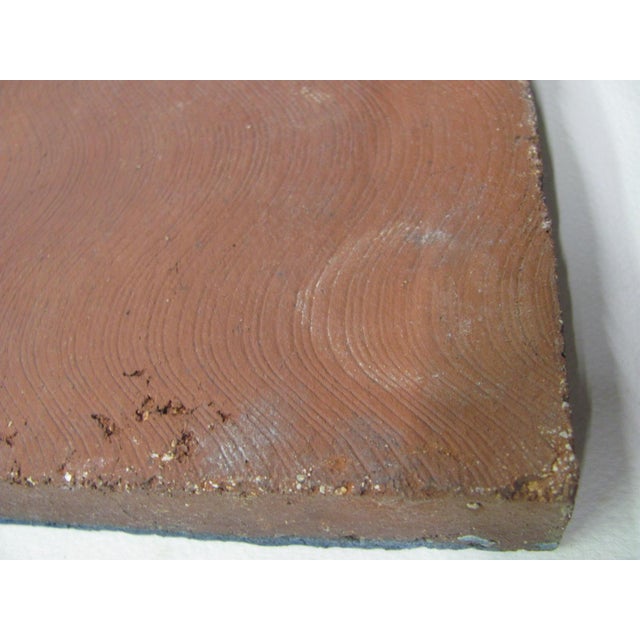 Rare Grueby Pottery 6" X 6" Fiddler Tile in Blue and Yellow Glazes 1905 ...