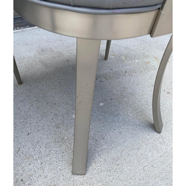 2000s Design Institute of America Modern Steel Dining Chairs- Set of 4 ...