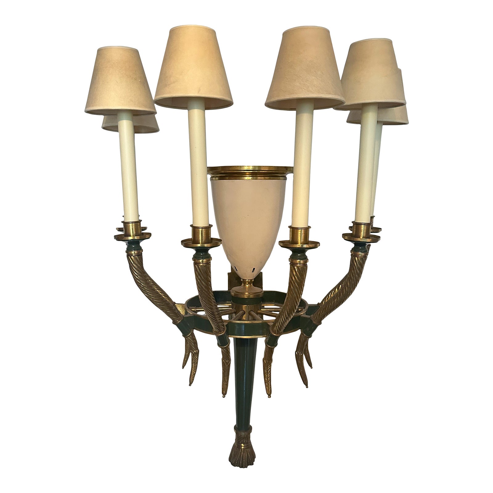 1920s Art Deco Large French Wall Sconce | Chairish