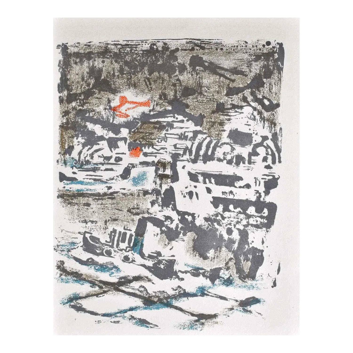 Alexandre Garbell Original Lithograph 16 Mourlot Freres 1962 | Chairish