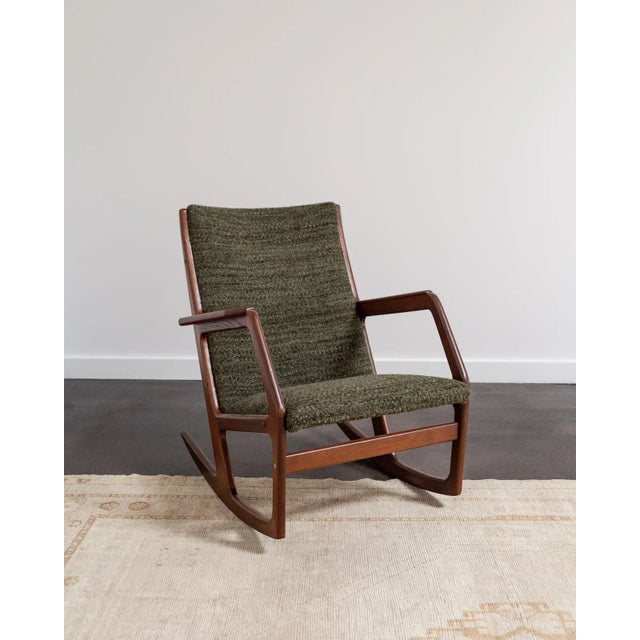 1960s Søren Georg Jensen Model-100 Rocking Chair for Møbler | Chairish