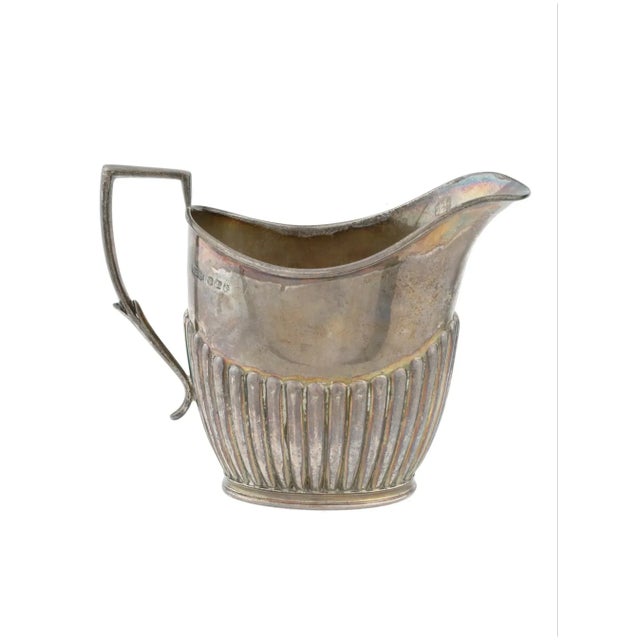 Antique English James Deakin and Sons Sterling Silver Creamer | Chairish