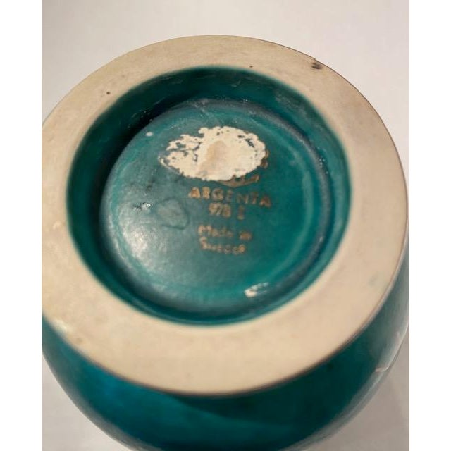 Mid 20th Century Art Deco Argenta Vase by William Kage in Stoneware and ...