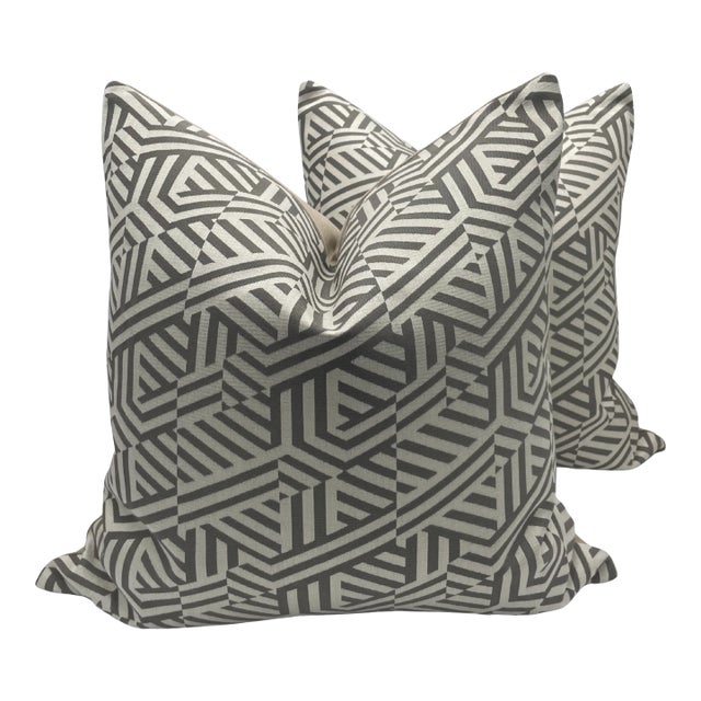 Carlucci Atomo Pillows- A Pair | Chairish