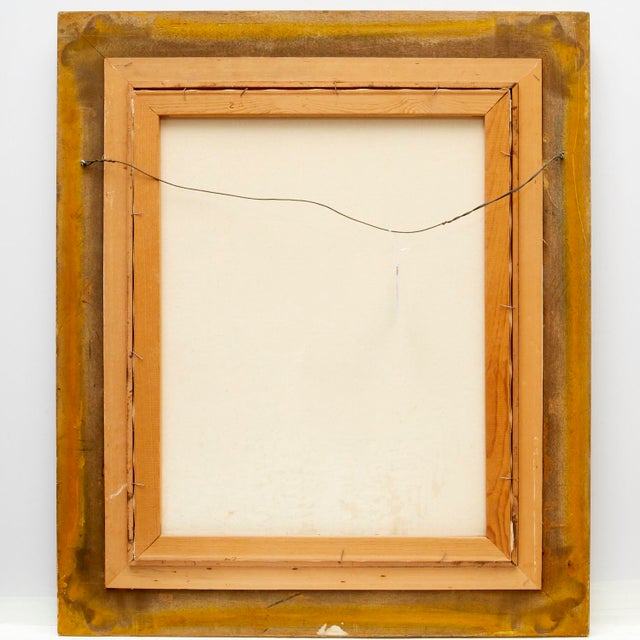 20th Century Docked Sailboats Impressionist Painting, Oil on Canvas ...