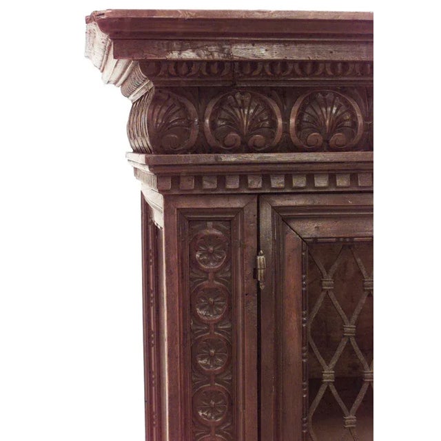 Italian Renaissance Style Walnut Cabinet | Chairish