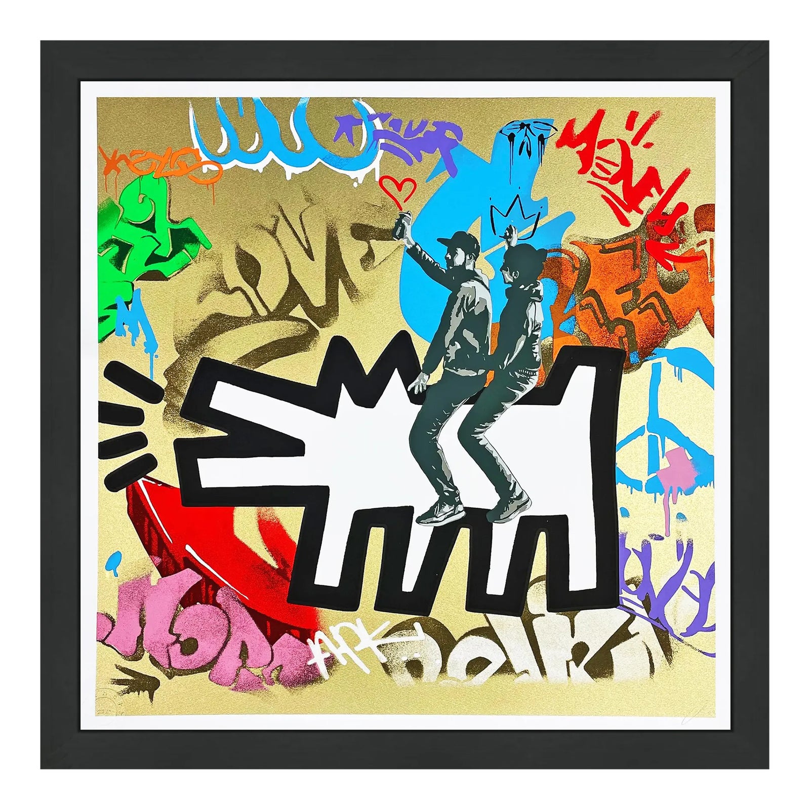 Kunstrasen Art Rodeo 2 Gold Framed Screen Print | Chairish