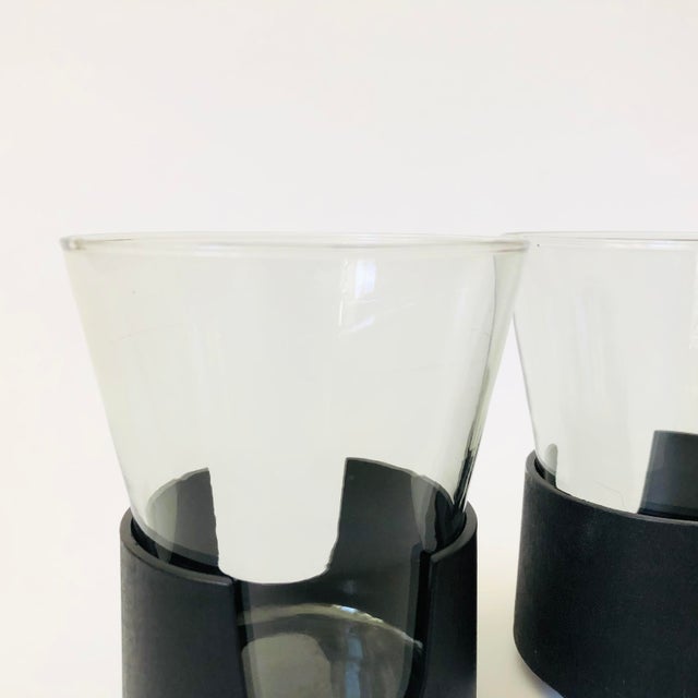 MCM Glass-Snap Cocktail Glasses by Corning - Set of 4 | Chairish