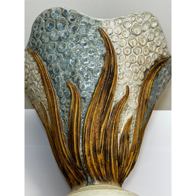 British 20th Century Studio Pottery Flowerhead Conical Vase by Bernard ...
