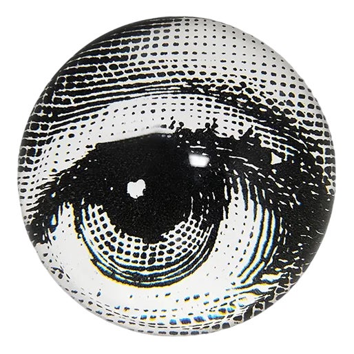 Crystal Paperweight Sphere by Piero Fornasetti, Italy, 1970s | Chairish