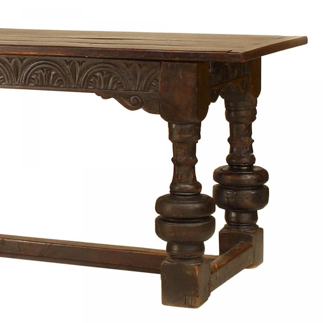 Italian Renaissance Oak Refectory Table with Late 19th Century Top ...