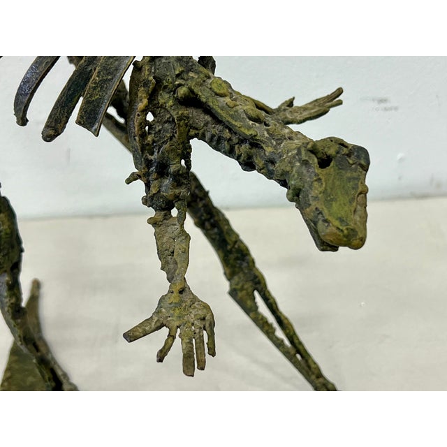 Brutalist Metal Sculpture by Cuban Artist Lazaro Ramirez Moreno | Chairish