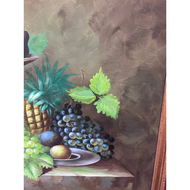 20th Century M. Aaron Large Scale Still Life Oil Painting | Chairish