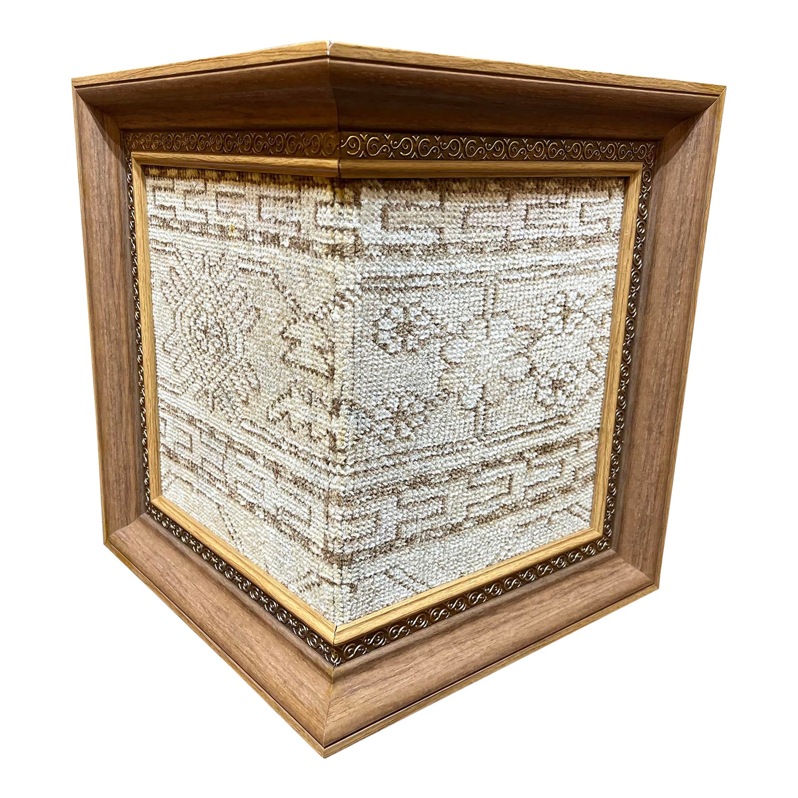 1980s Handmade Wall Corner Trim Decor | Chairish