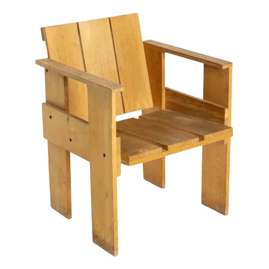 Crate Chair by Gerrit Rietveld for Cassina, Netherlands, 1930s | Chairish