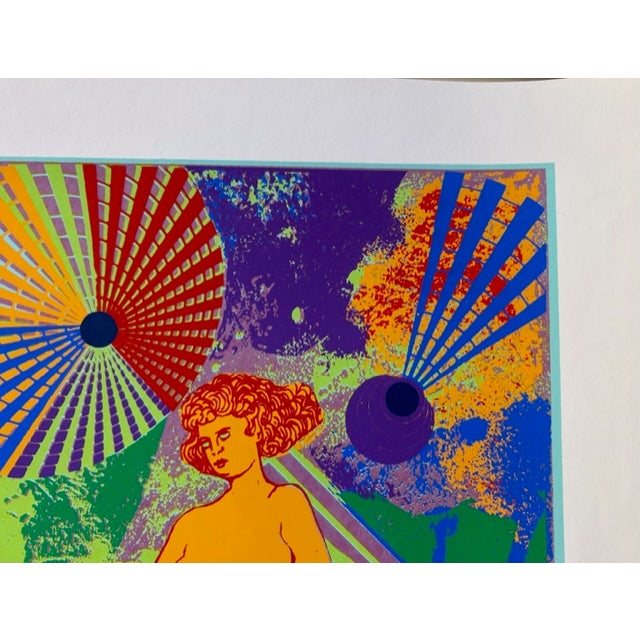 1970s Libra, Mid Century Modern Serigraph Print by Leo Russell | Chairish