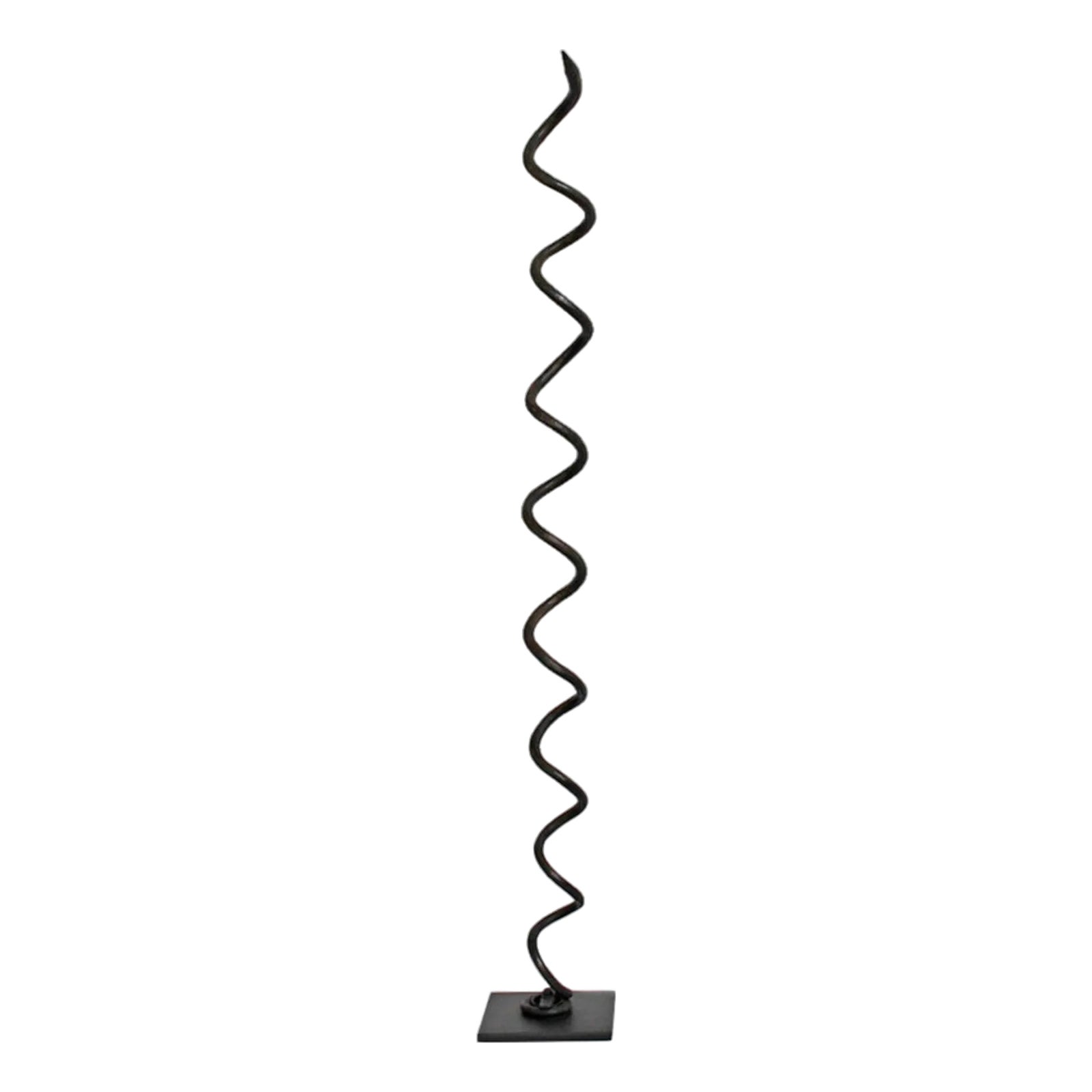 Vintage Tribal Modern Ngongo Iron Snake Currency | Chairish