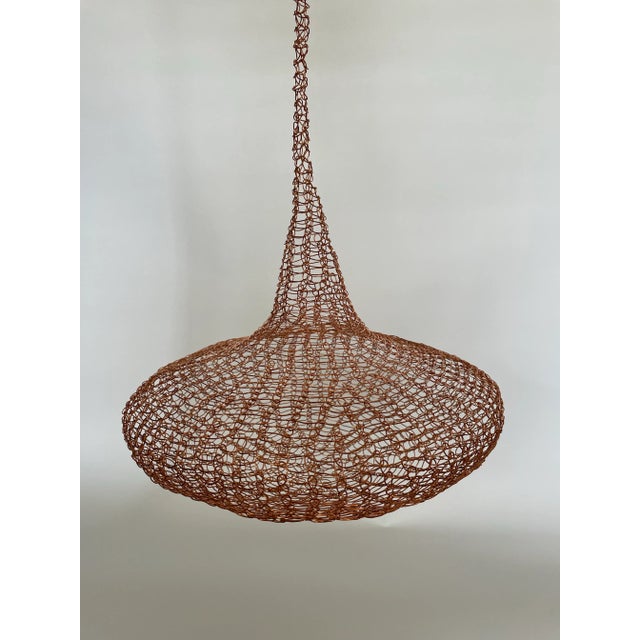 Handcrafted Copper Wire Sculpture | Chairish