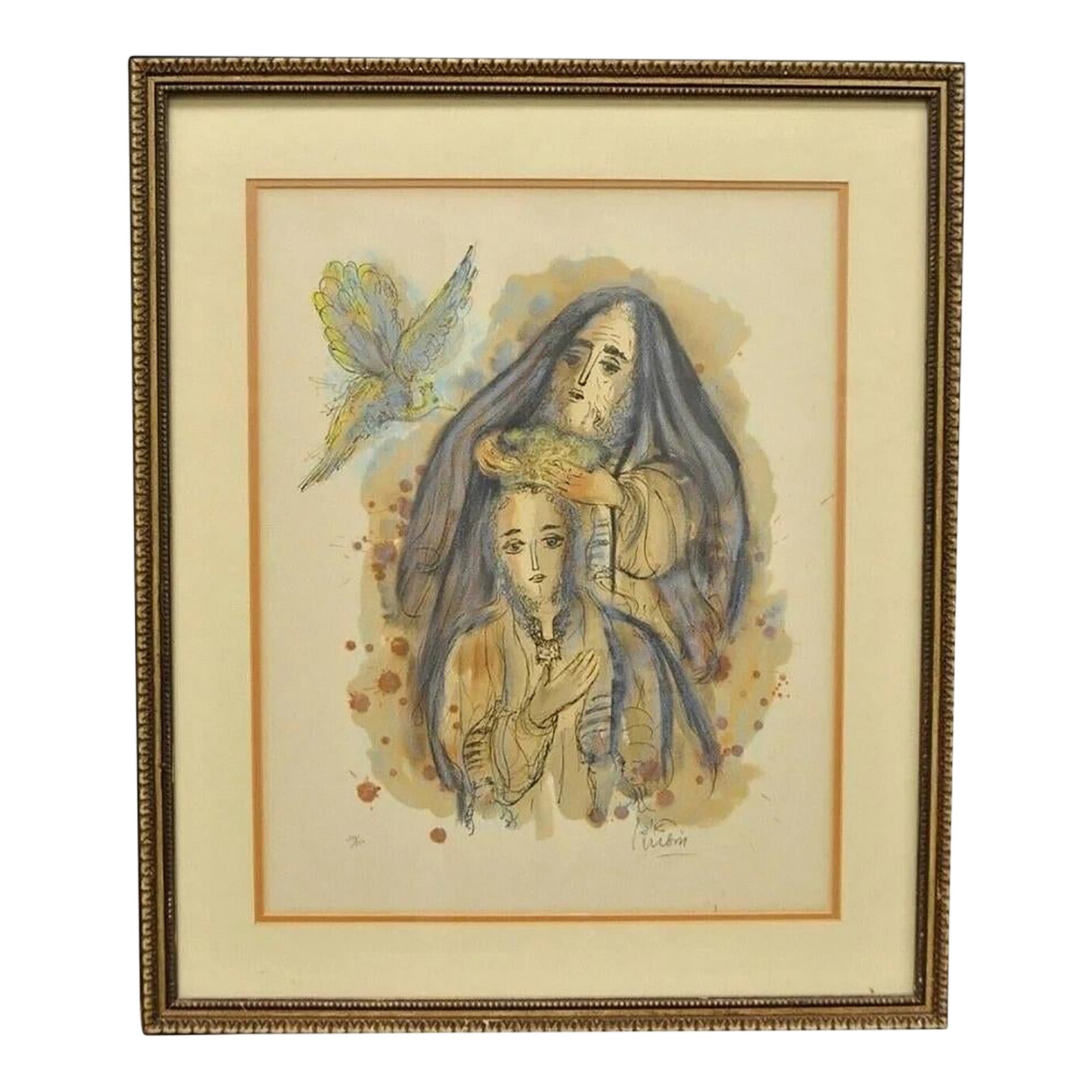 Reuven Rubin Story of David 1971 Signed & Numbered Lithograph Print ...