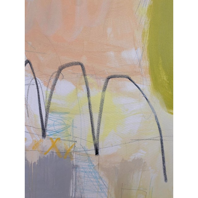 Sarah Trundle, Contemporary Abstract Painting, "Mark My Words" | Chairish