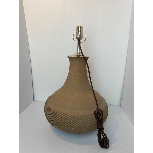 Gambone Pottery Table Lamp Pair | Chairish