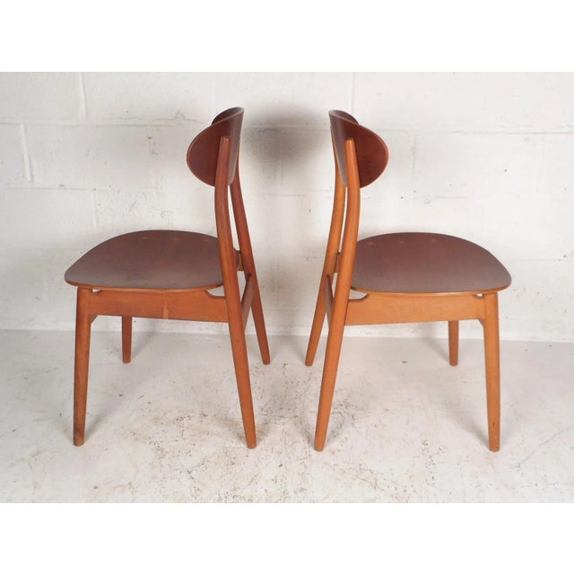 Pair of Mid-Century Modern Danish Chairs | Chairish
