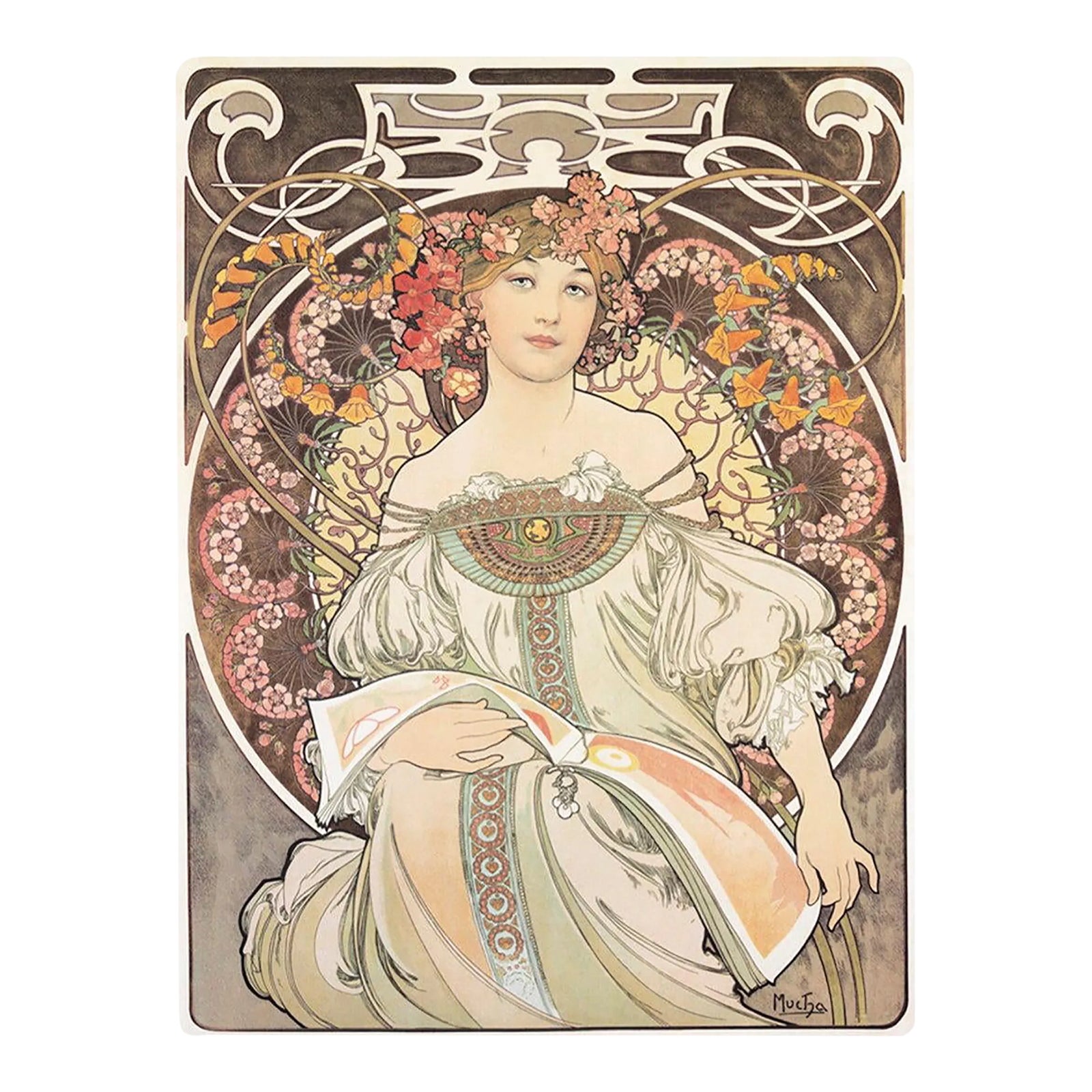 Alphonse Mucha Reverie, 2010 | Chairish