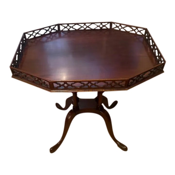 1960s Irwin Octagonal Tray Top Table | Chairish