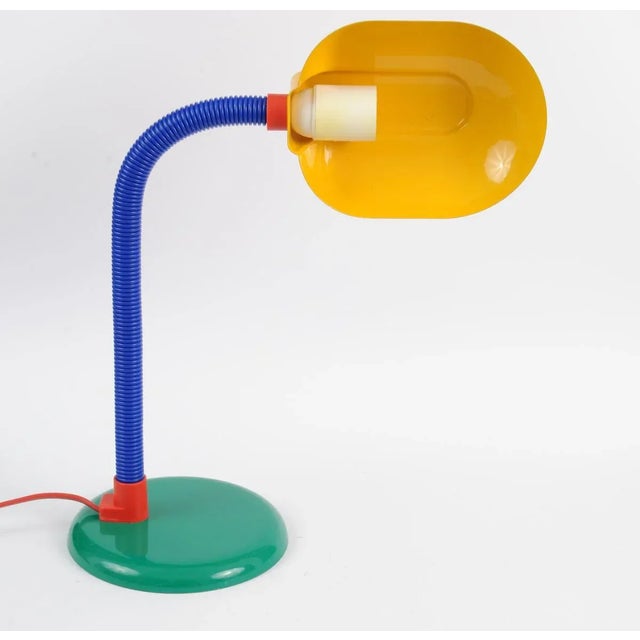 Vintage Colourful Desk Lamp, 1980s | Chairish