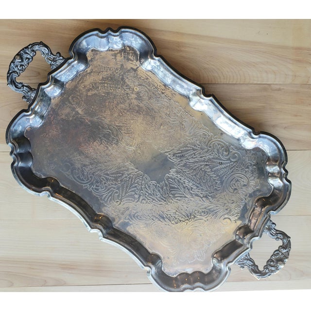 Vintage Leonard Silver Co. Style England Silverplate Footed English ...