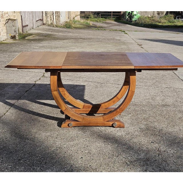 Antique Art Deco French Extendable Dining Table, 1920s | Chairish