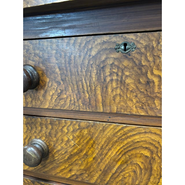 Antique English Scumbled Chest of Drawers | Chairish