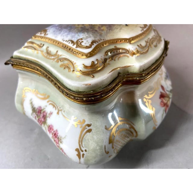Late 19th Century French Louis XVI Sevres Porcelain Box | Chairish