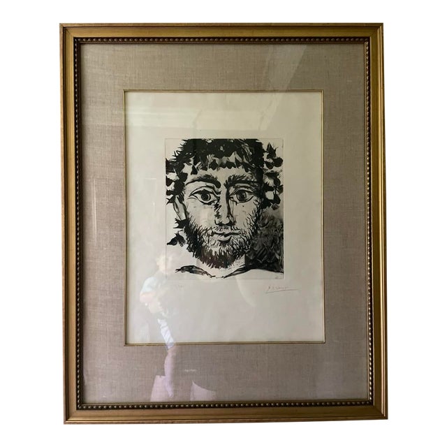 1950s "The Faun" by Pablo Picasso Original Print, Framed | Chairish