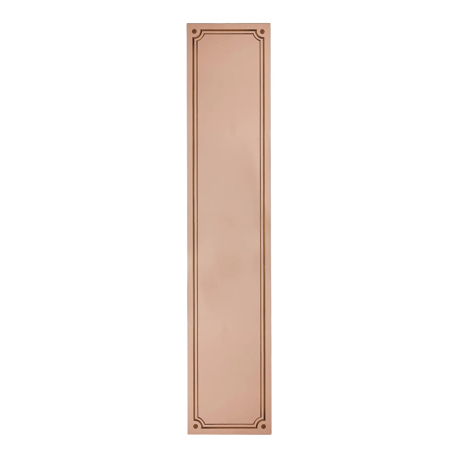 Rose Gold Back Painted Mirror No. 05, France 1920s | Chairish