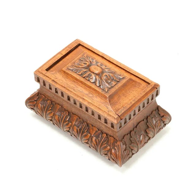 19th Century Dutch Oak Decorative Box | Chairish