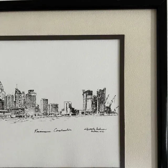 "Renaissance Construction" Detroit Riverfront, Janet M. Anderson, 1975 ...