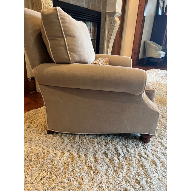 Contemporary Traditional Club Chair | Chairish