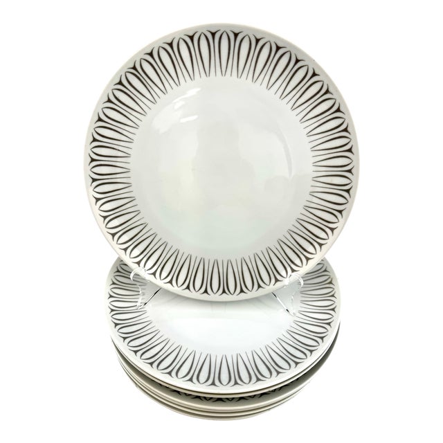 Vintage Mid Century Narumi Japan Dinner Plates- Set of 7 | Chairish