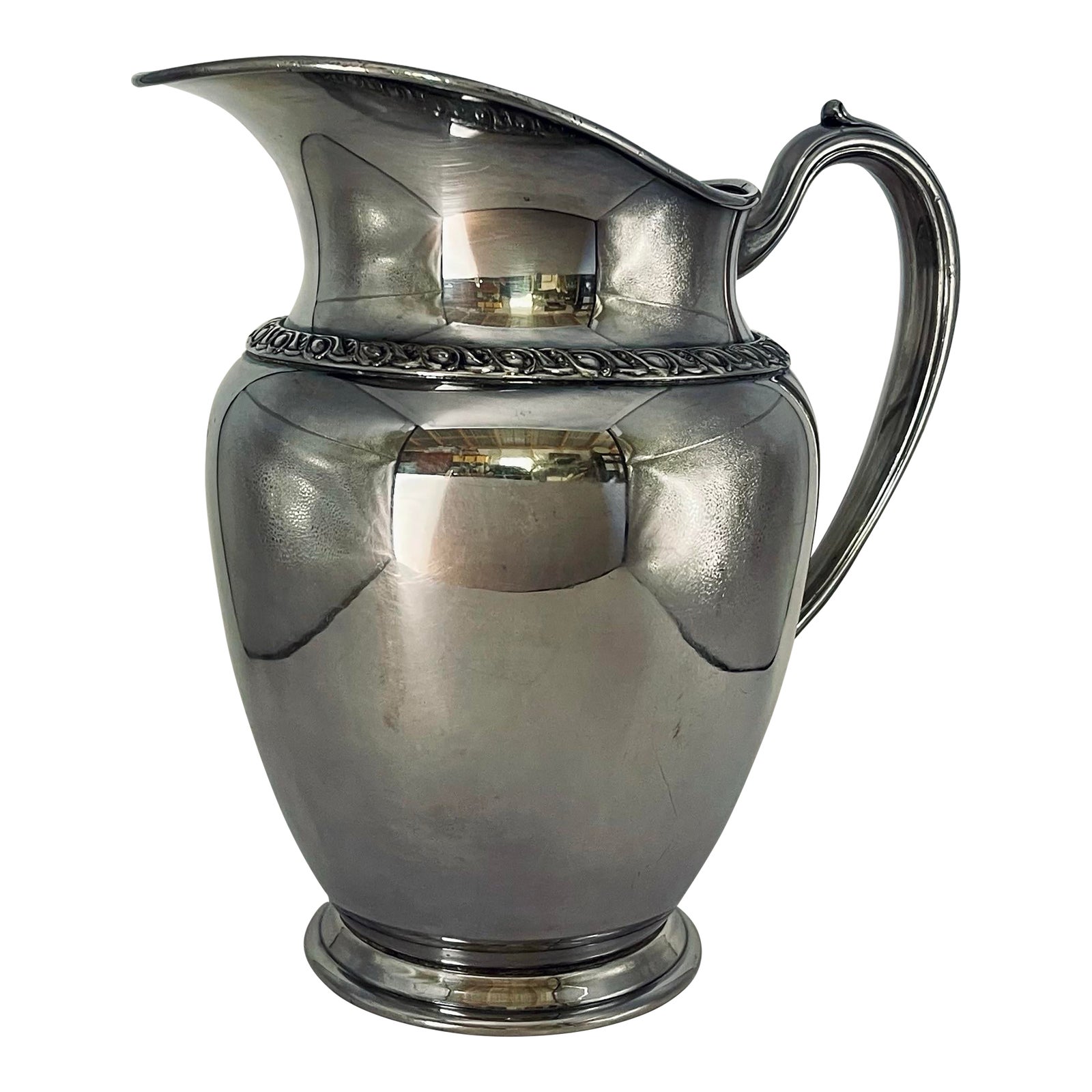 Vintage Oneida Silverplate Table Pitcher | Chairish