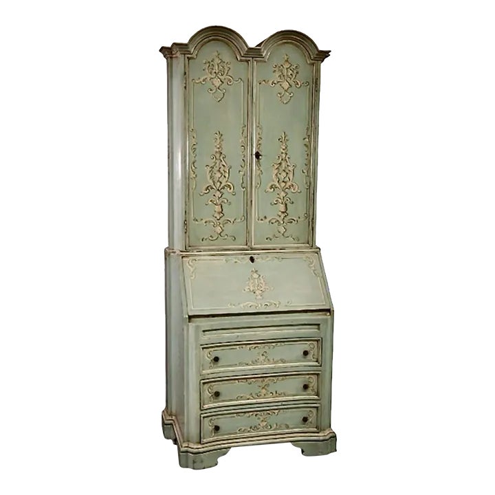 Venetian Secretary-Bookcase | Chairish