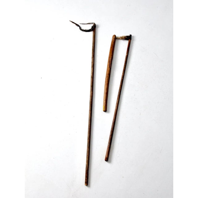 Antique Primitive Harvest Tools | Chairish