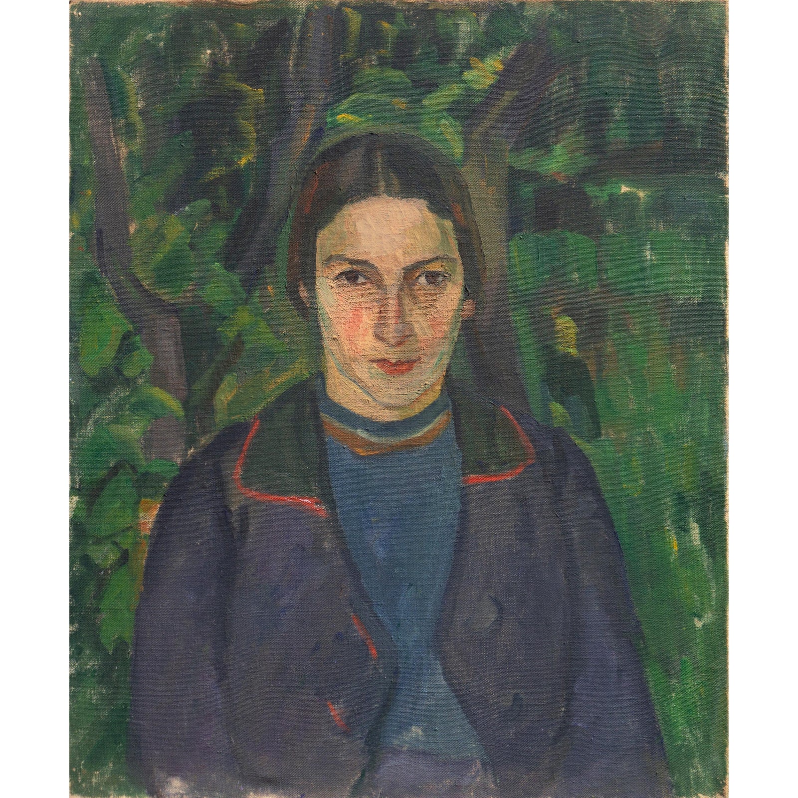 'Portrait of a Young Woman' by Agnes Louise Agnete Jensen, Bretonne ...