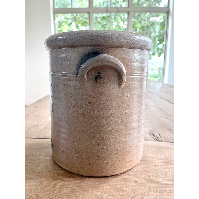 Vintage Rooster Rowe Pottery Works Crock - One Gallon | Chairish