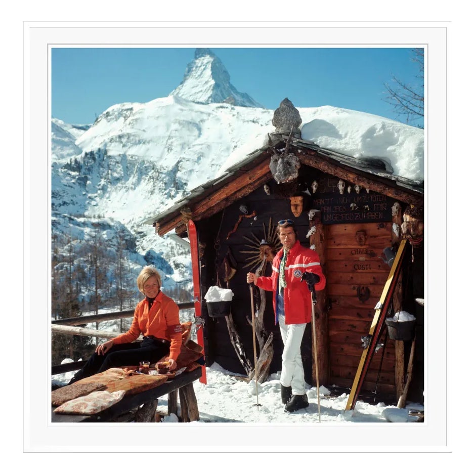 Slim Aarons, Chalet Costi, 1968, Colour Photograph | Chairish