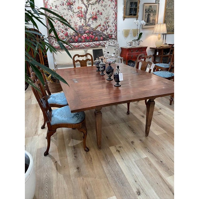 Italian Walnut Rectangular Dining Table, 19th Century, Possibly Earlier ...