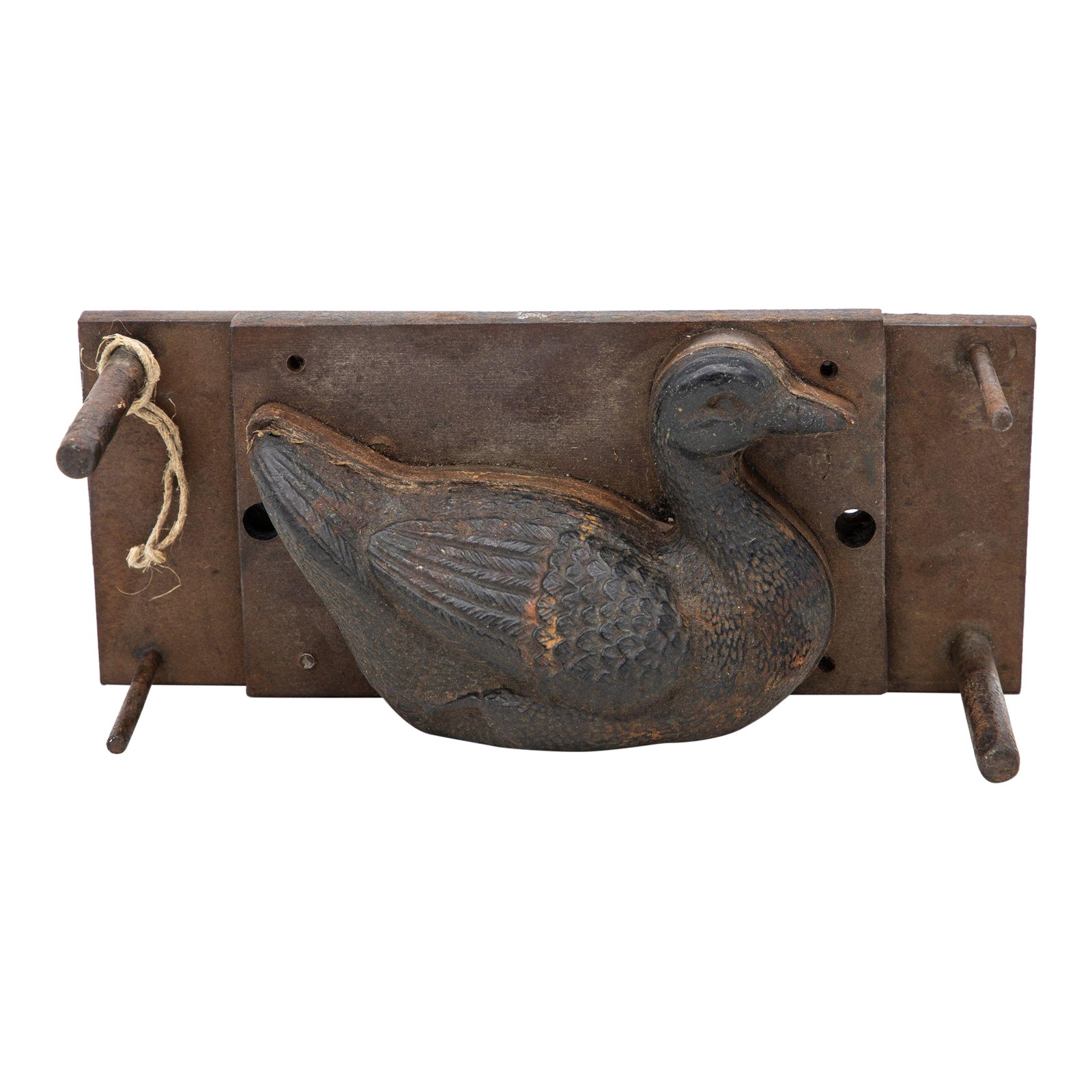 Cast Iron Toy Duck Mold, England 1950s | Chairish