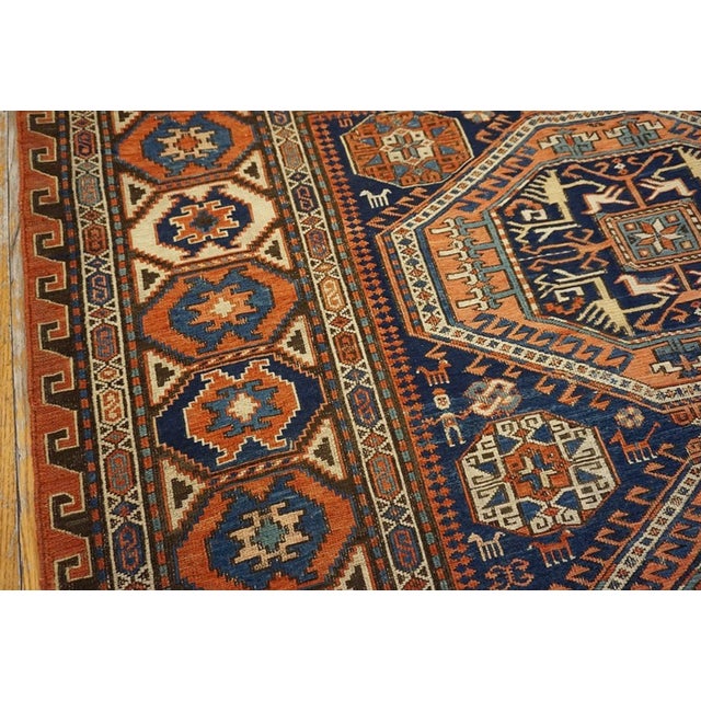 19th Century Caucasian Sumak Carpet | Chairish