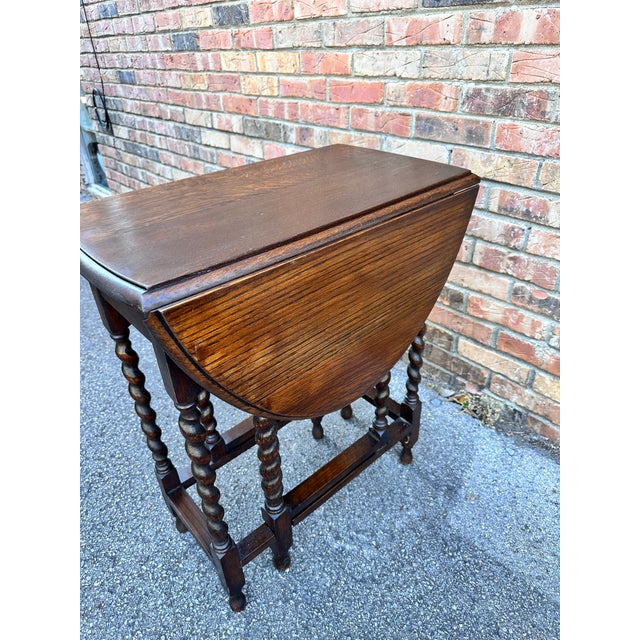 Antique English Gate Leg Table | Chairish