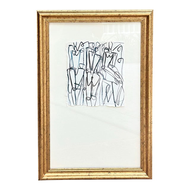 Wells Figure Study II Original Painting, Framed | Chairish
